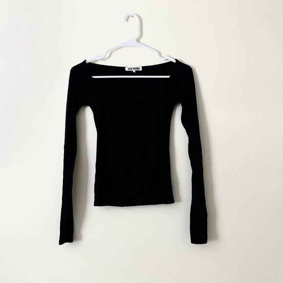 Joah Brown | Tops | Joah Brown Classic Black Long Sleeve Tee | Poshmark